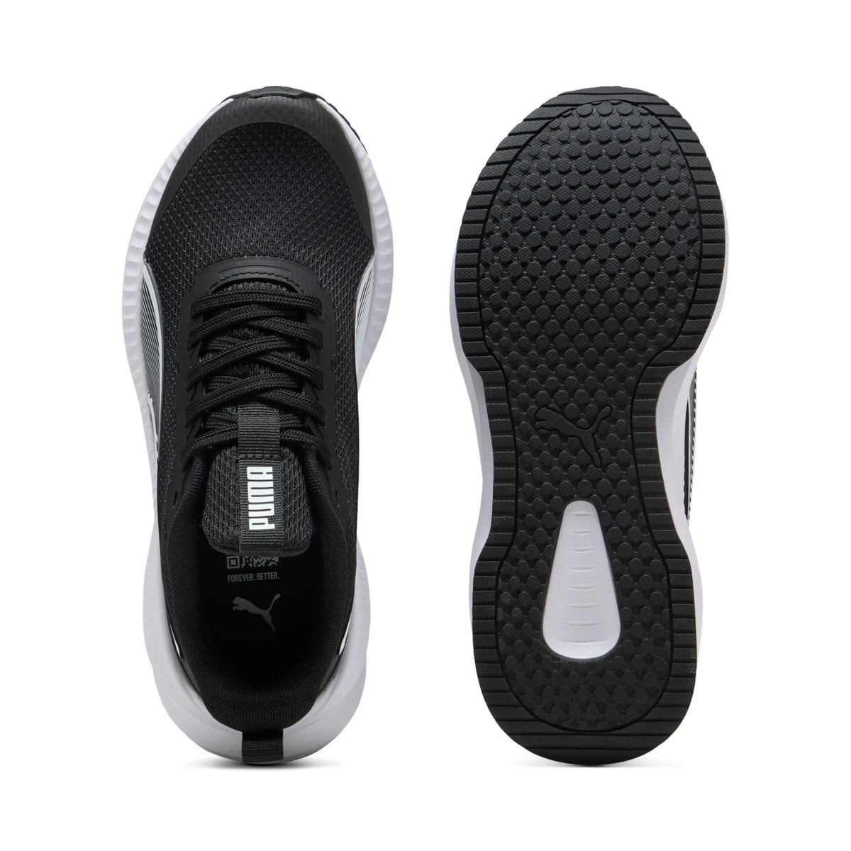 Zapatillas Puma FLYER LITE 3 JR 401526 01 Negro | Puber Sports. Tu ...